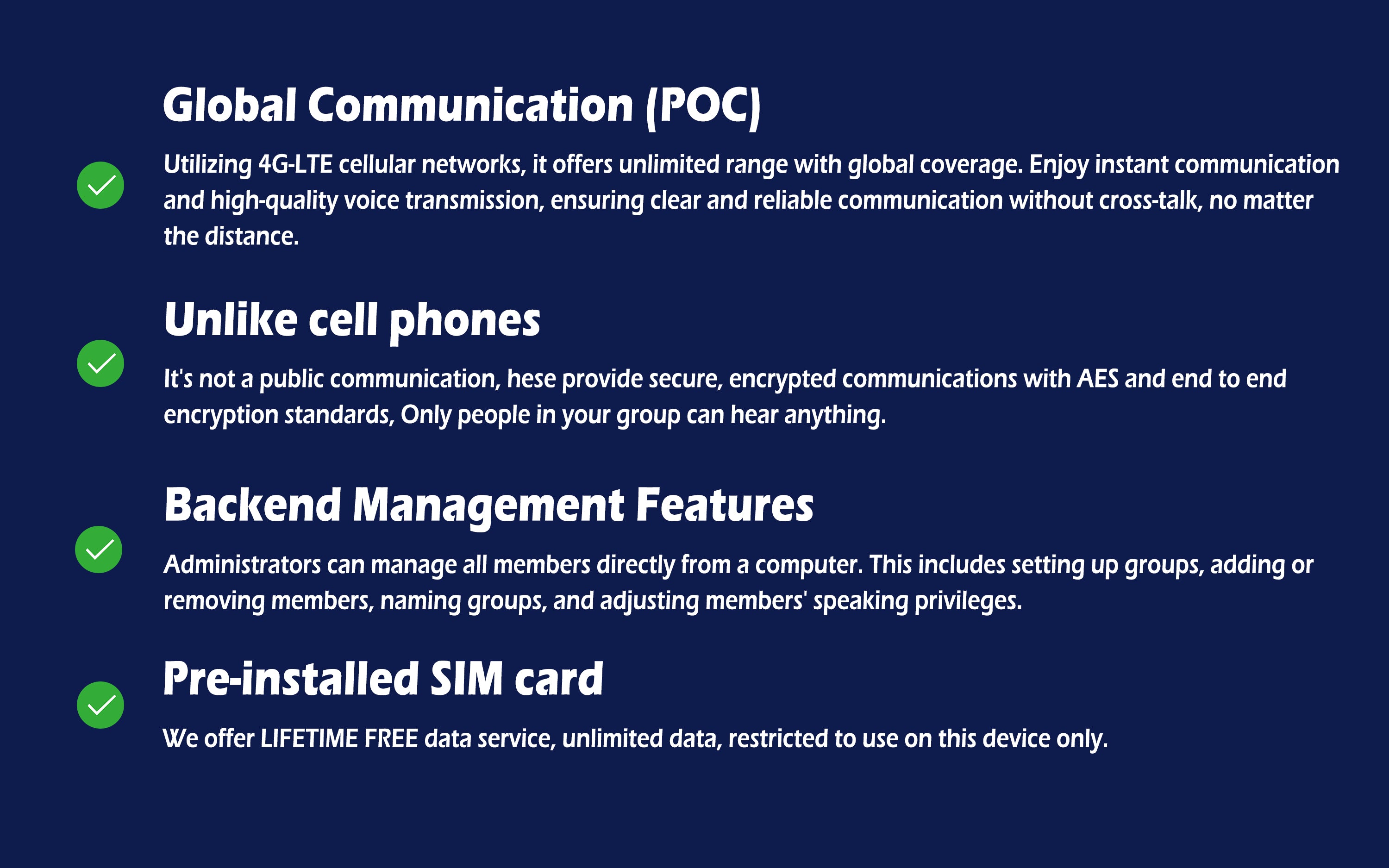 CARRBORG 4G Walkie Talkies Global Radios Unlimited Range