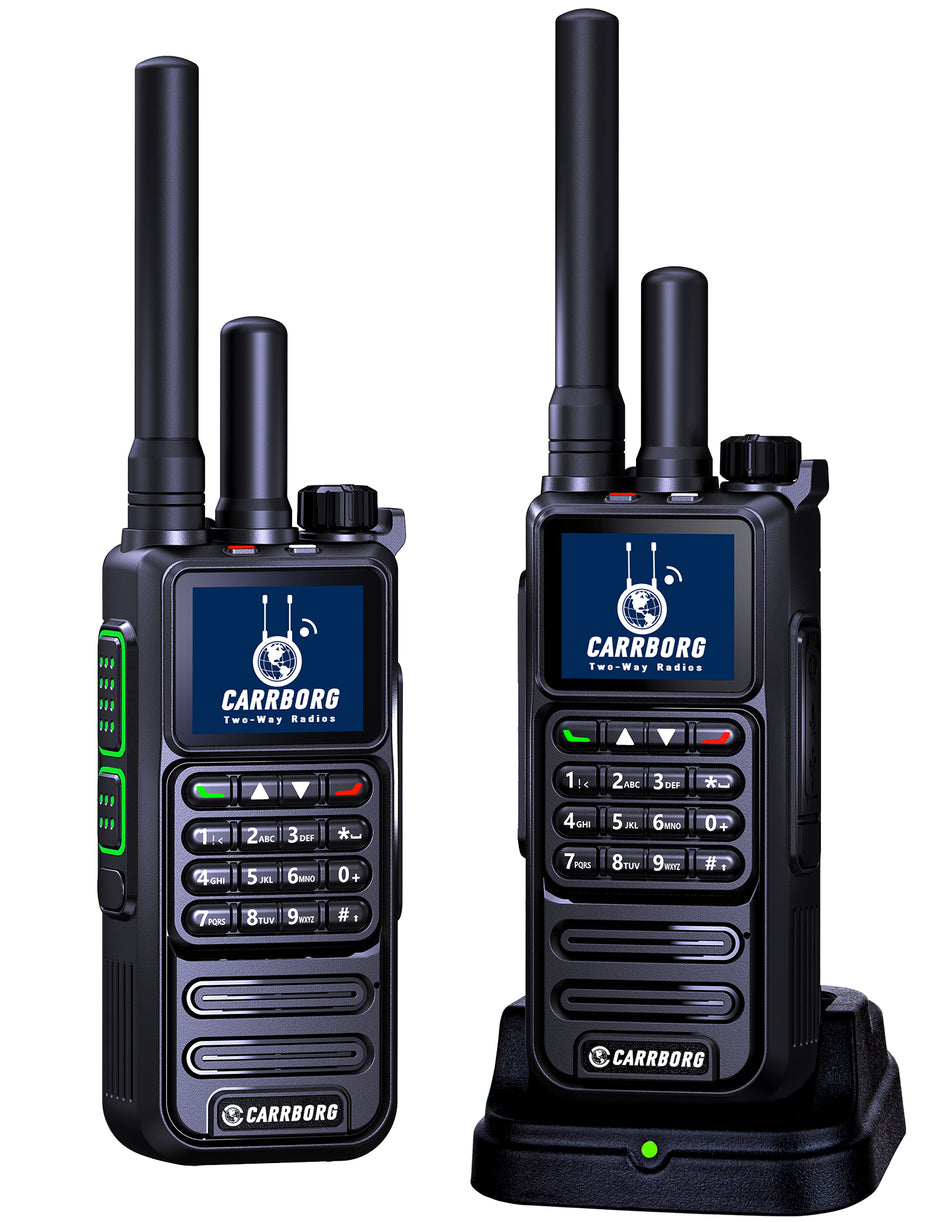 CARRBORG 4G Walkie Talkies Global Radios Unlimited Range